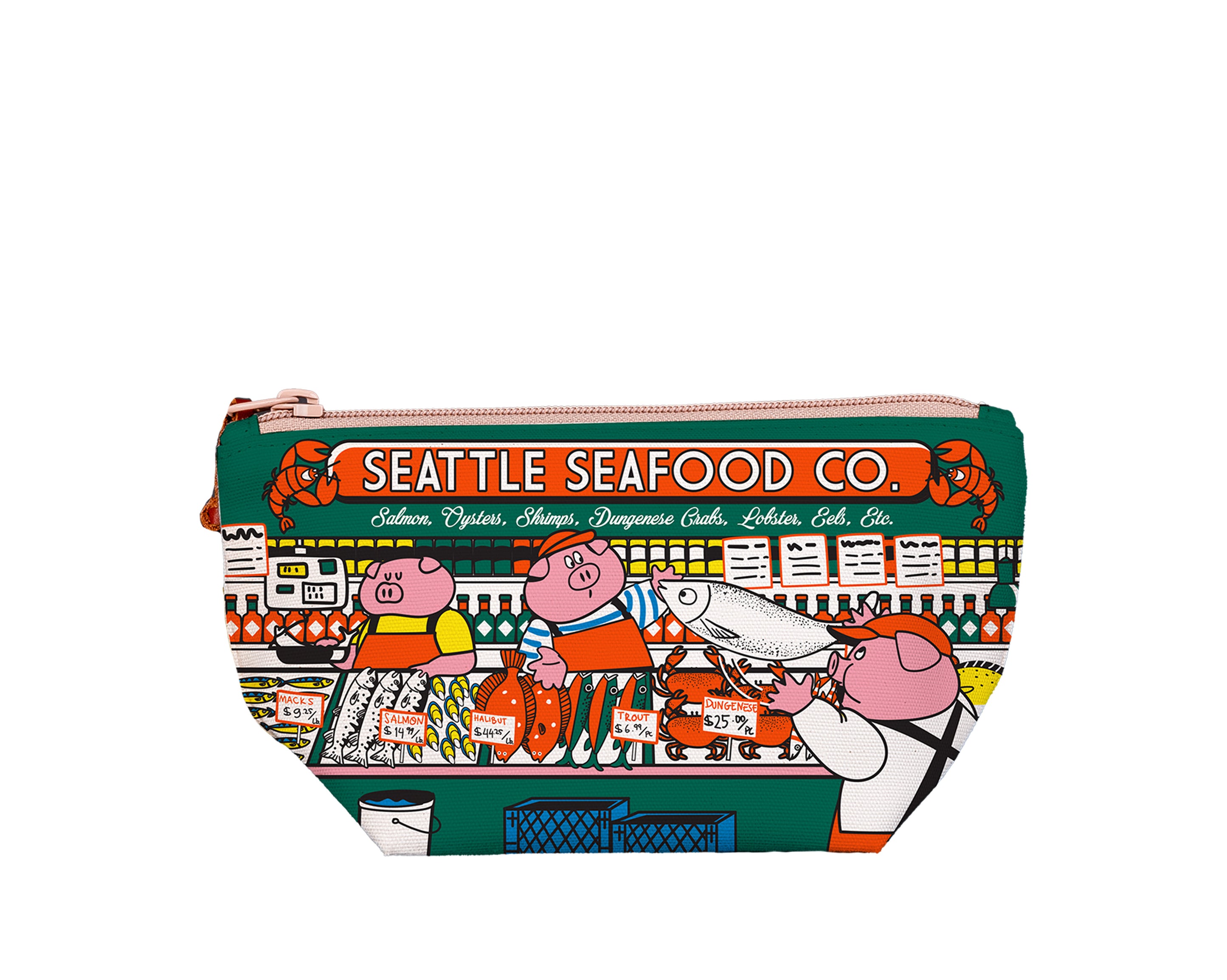 Seattle Piggy Seafood Co. Medium Pouch – Chalo & Co.